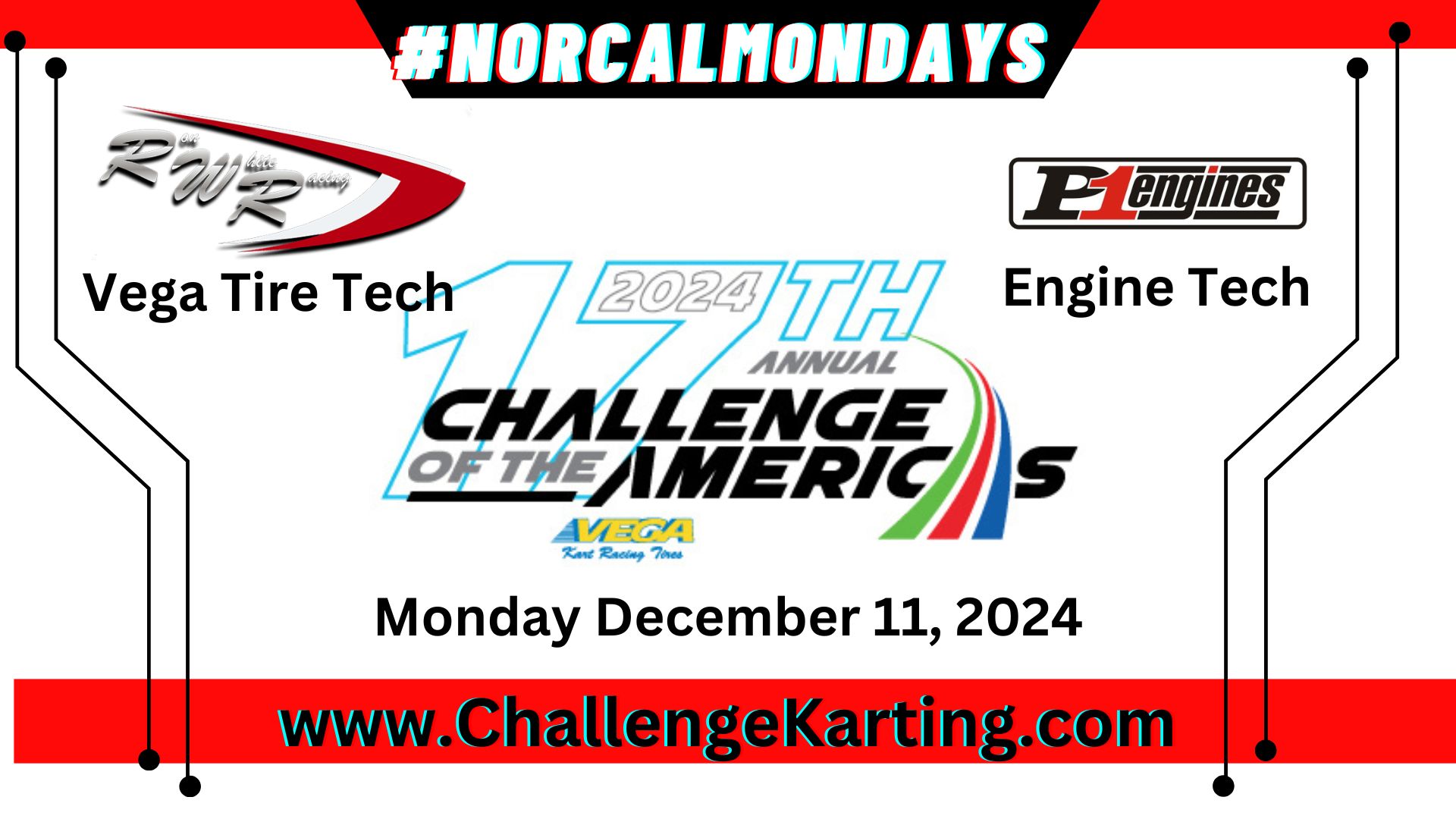 Norcal Mondays With Challenge of the Americas Karting Program and Vega ...